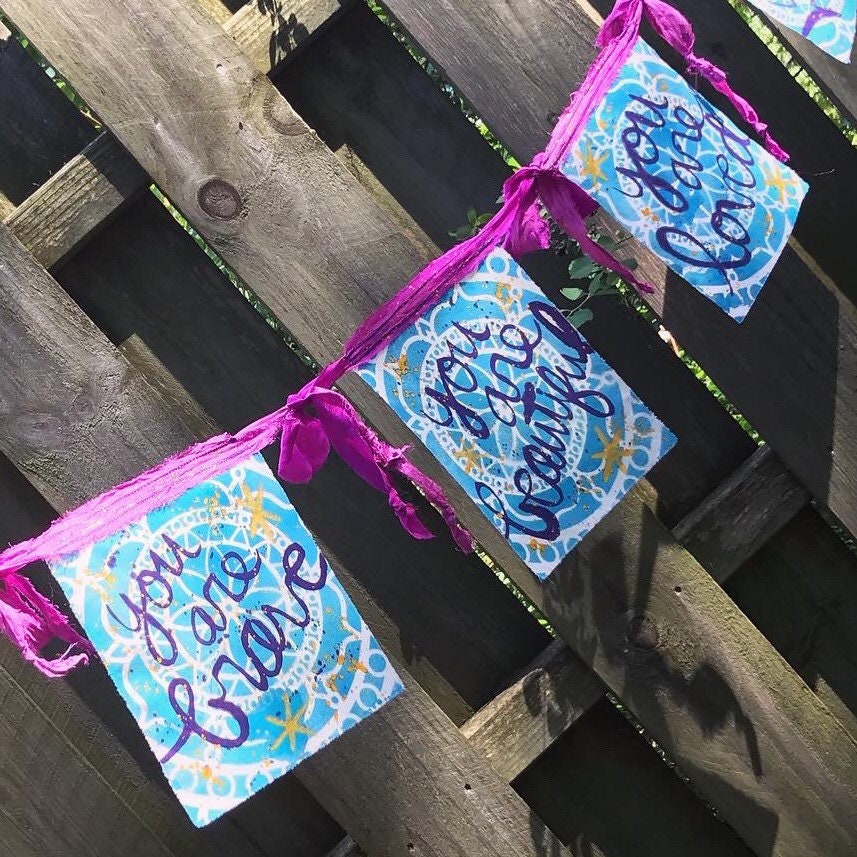 Personalized Custom Prayer Flags. Graduation, New Baby, Wedding ...