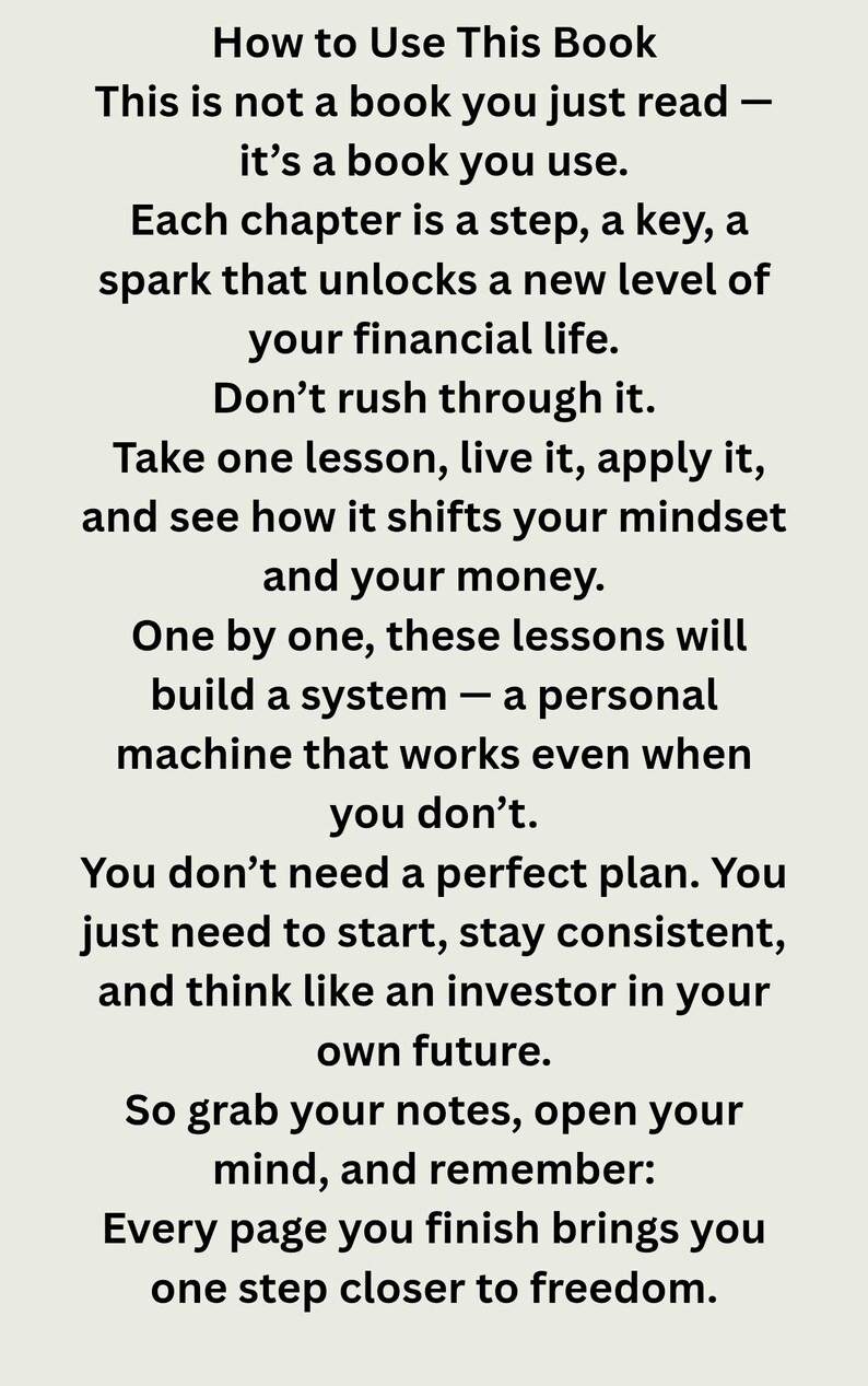 Create Your Freedom: the 2025 Roadmap to Financial Independence - Etsy UK