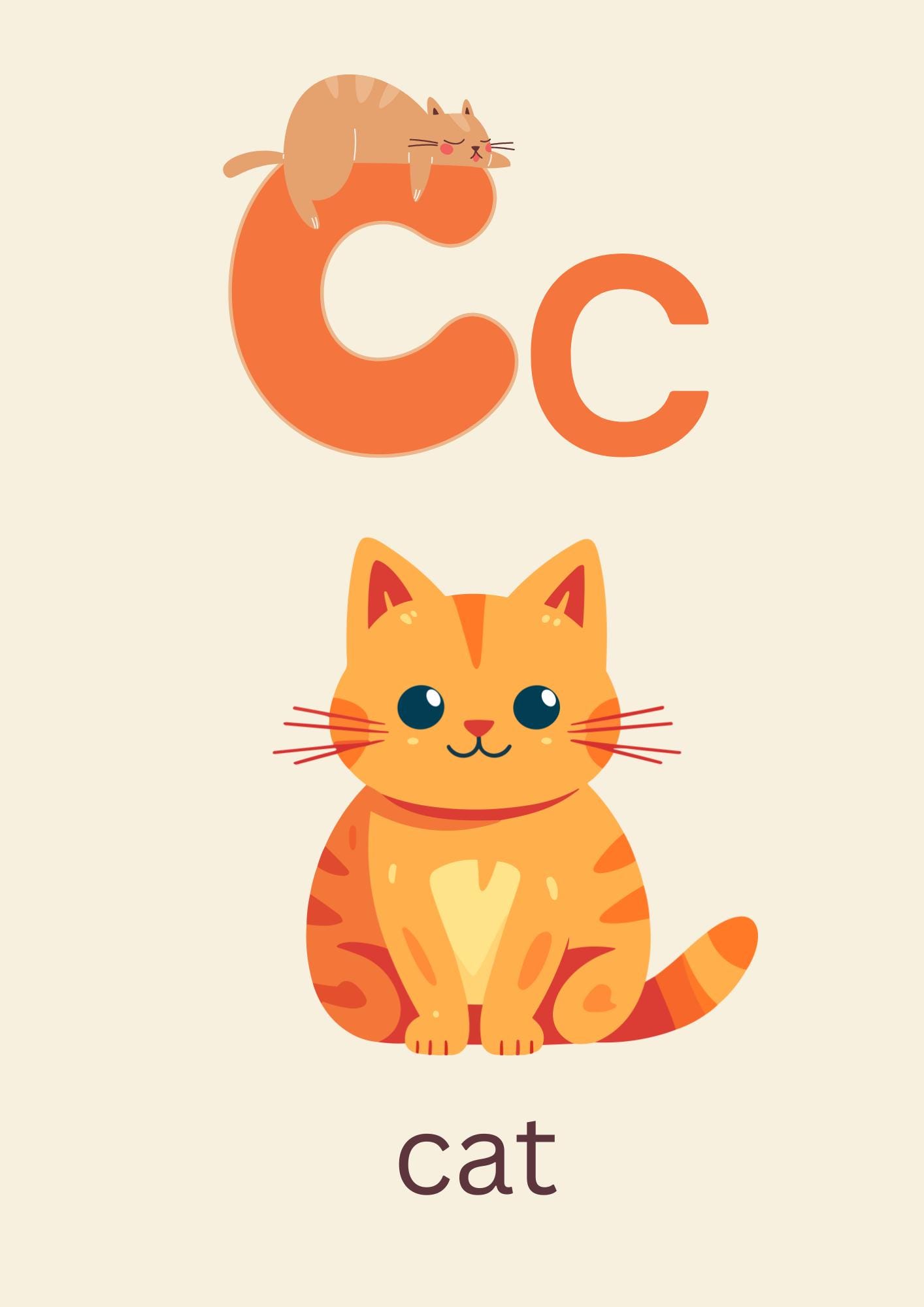 The ABC for Children - Animals Edition - Etsy