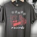 Sarah Records T Shirt Screen Print Short Sleeve Black | Etsy