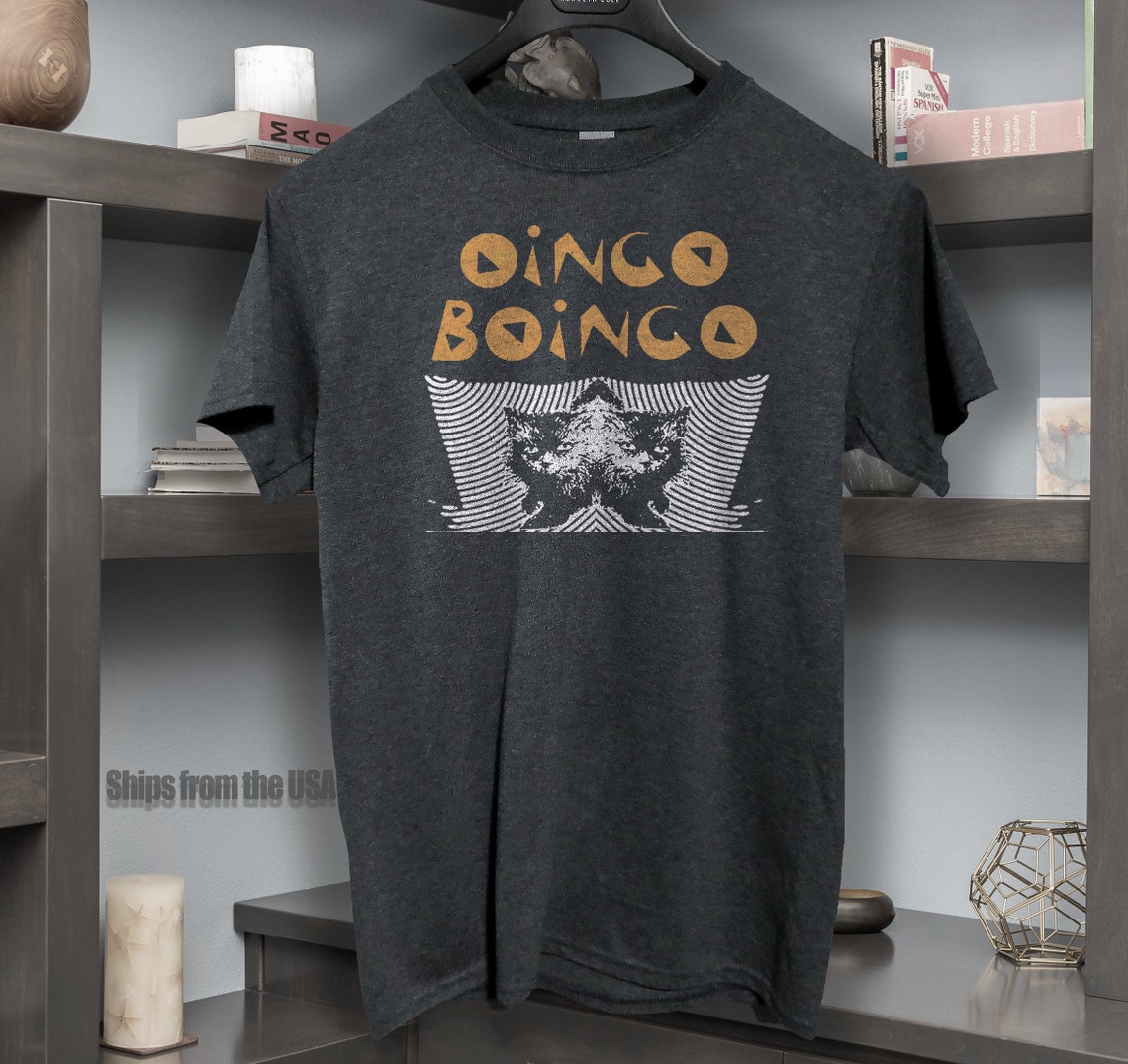 Oingo Boingo T Shirt Screen Print Short Sleeve Shirt Cotton - Etsy