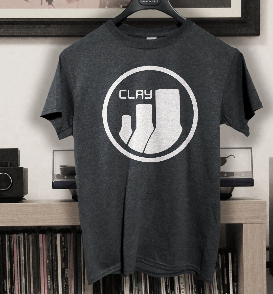 Clay Records T Shirt Screen Print Short Sleeve Shirt Cotton - Etsy UK