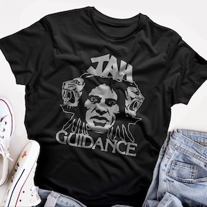 Jah Guidance T Shirt Screen Print Short Sleeve Shirt Cotton Reggae Dub ...
