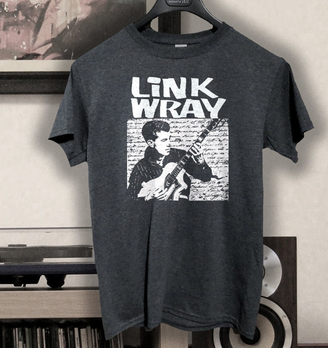 Link Wray T Shirt Screen Print Short Sleeve Shirt Cotton - Etsy