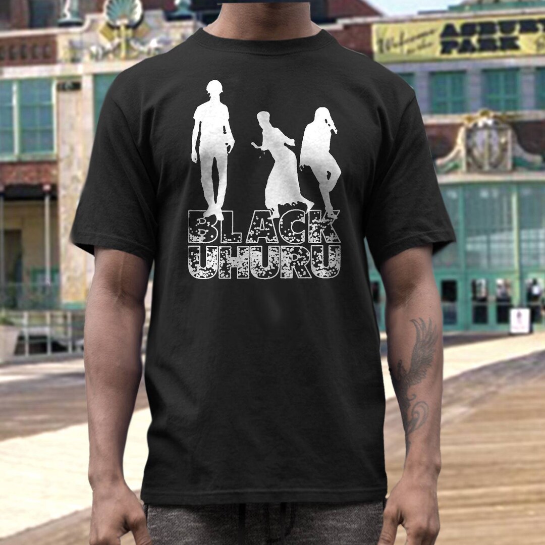 Black Uhuru T Shirt Screen Print Short Sleeve Black Shirt Cotton - Etsy