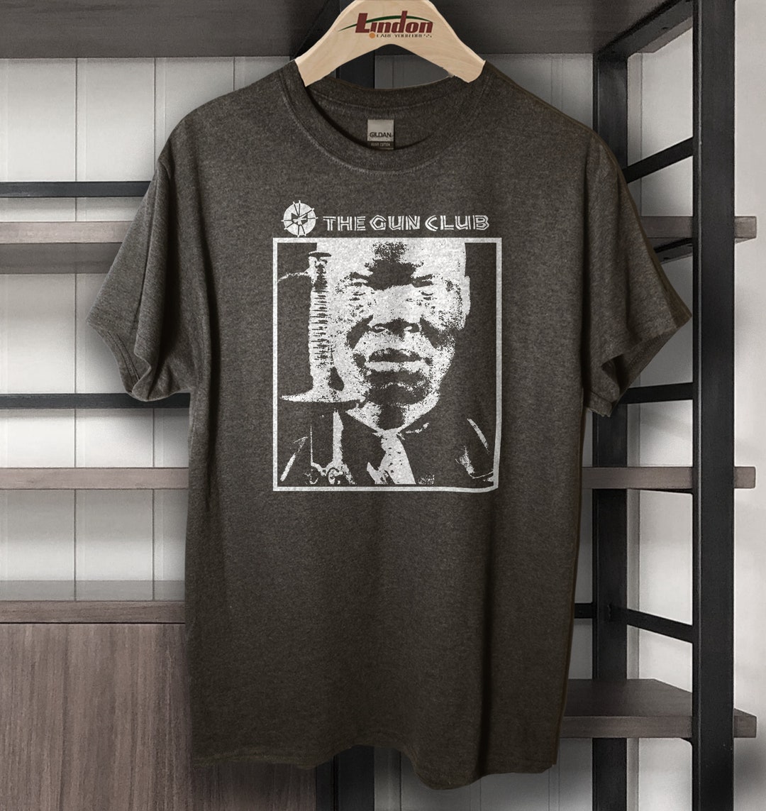 The Gun Club T Shirt Screen Print Short Sleeve Shirt Cotton - Etsy