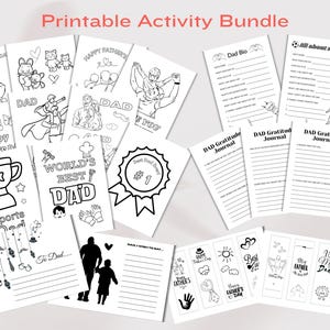 All About My Dad Printable | Fathers Day Activity | Dad Gift From Kids ...