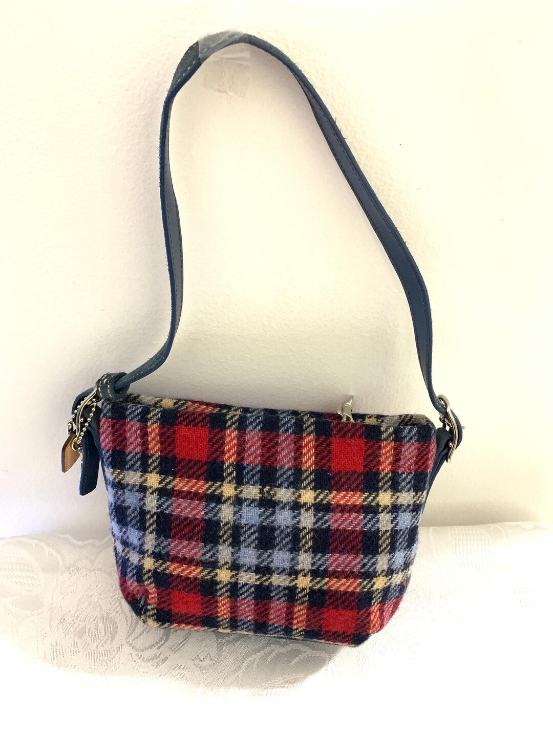 Coach Plaid Mini Tartan Wool Small Bag - Etsy