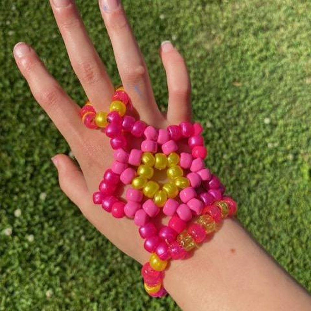 Kandi Star Glove, Kandi Bracelet - Etsy