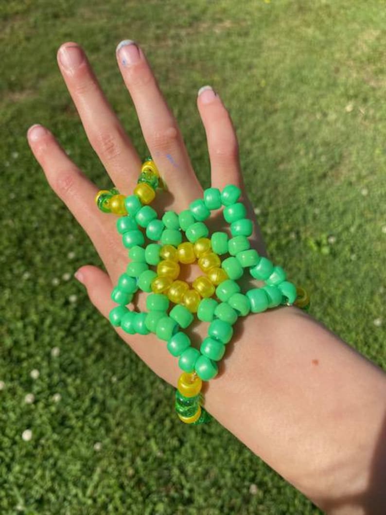 Kandi Star Glove, Kandi Bracelet - Etsy
