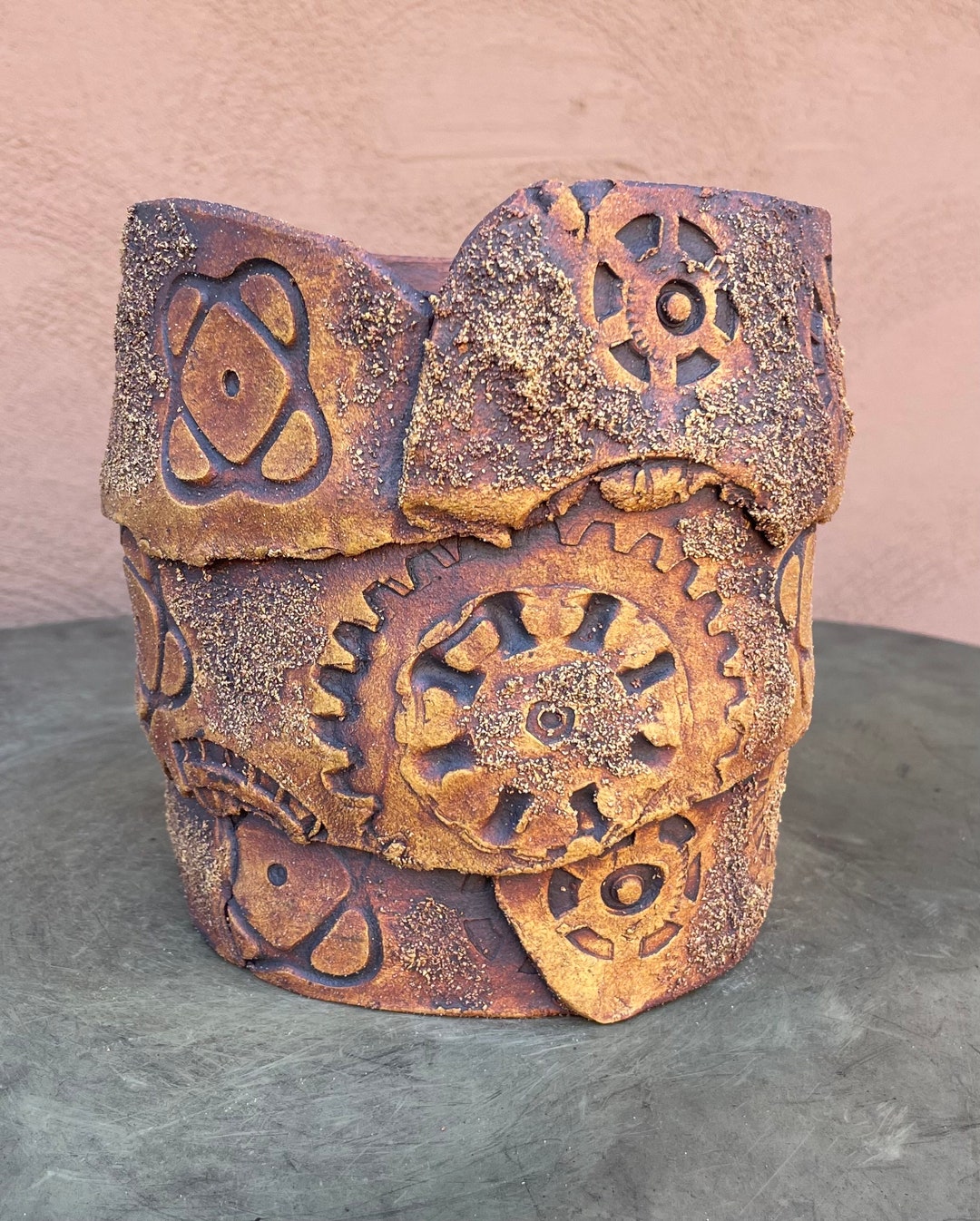 Hand Built Ceramic Planter - Etsy