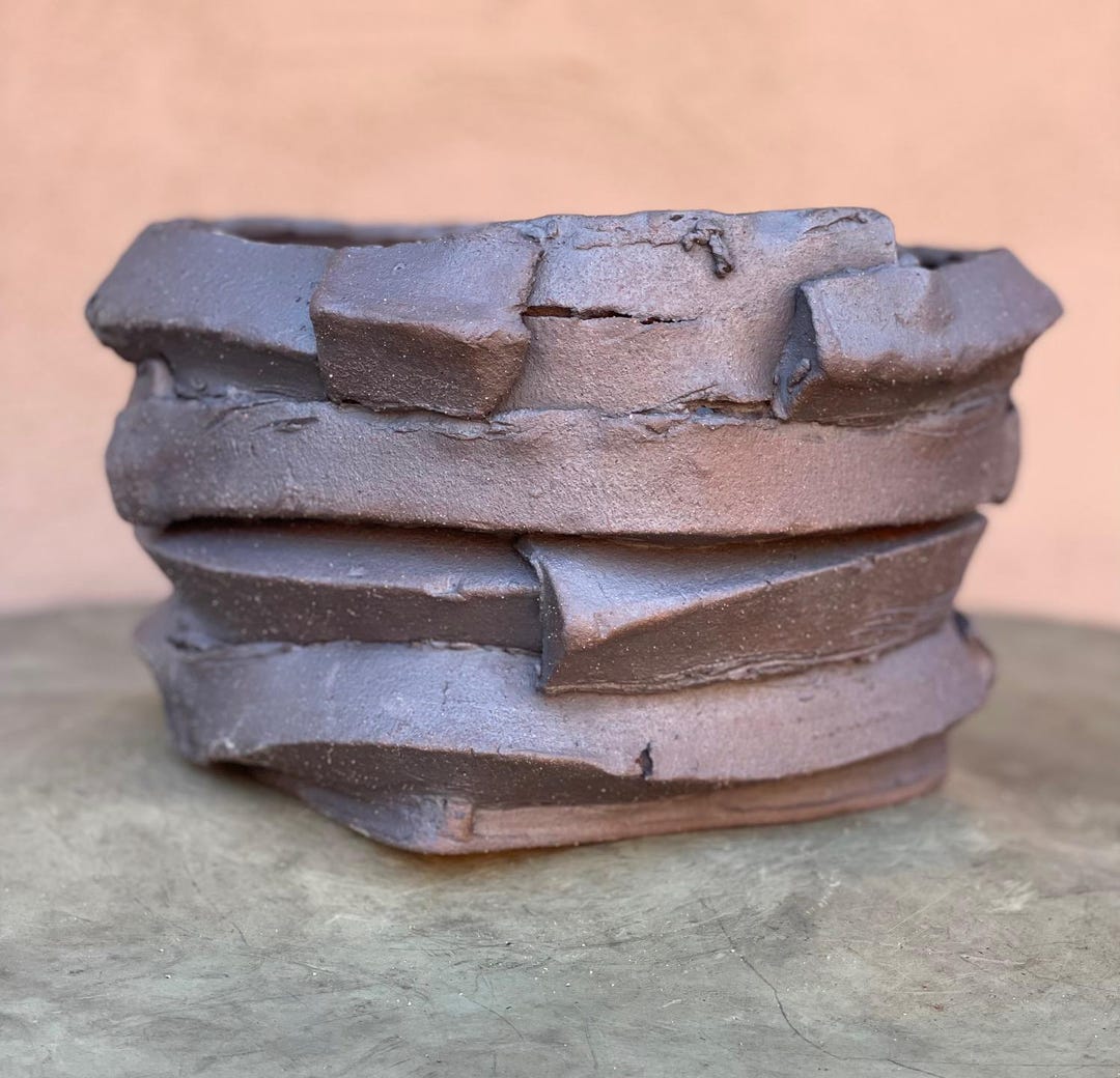 Hand Built Ceramic Planter - Etsy