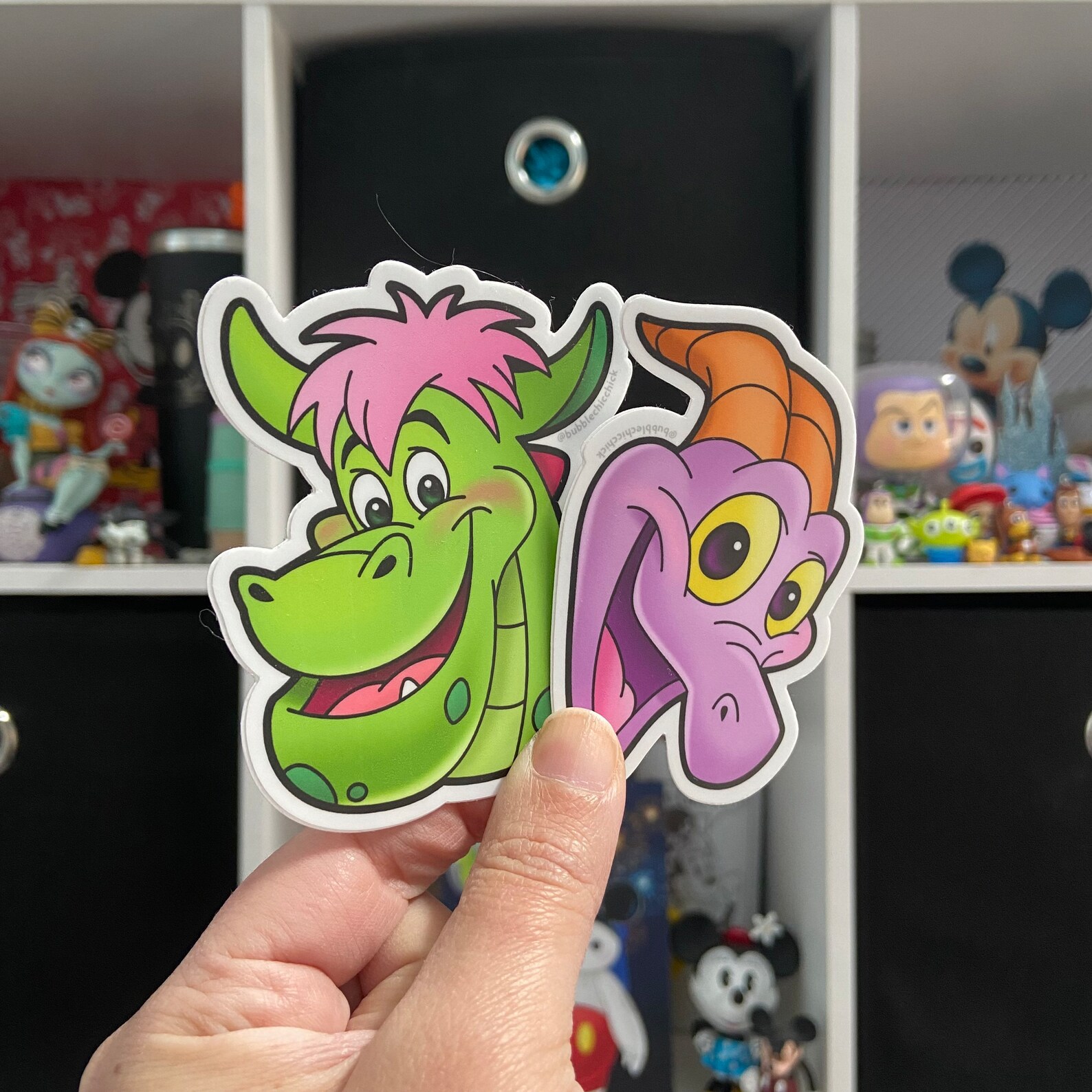 Disney Fanart Stickers Elliot the Dragon Sticker Petes Dragon - Etsy