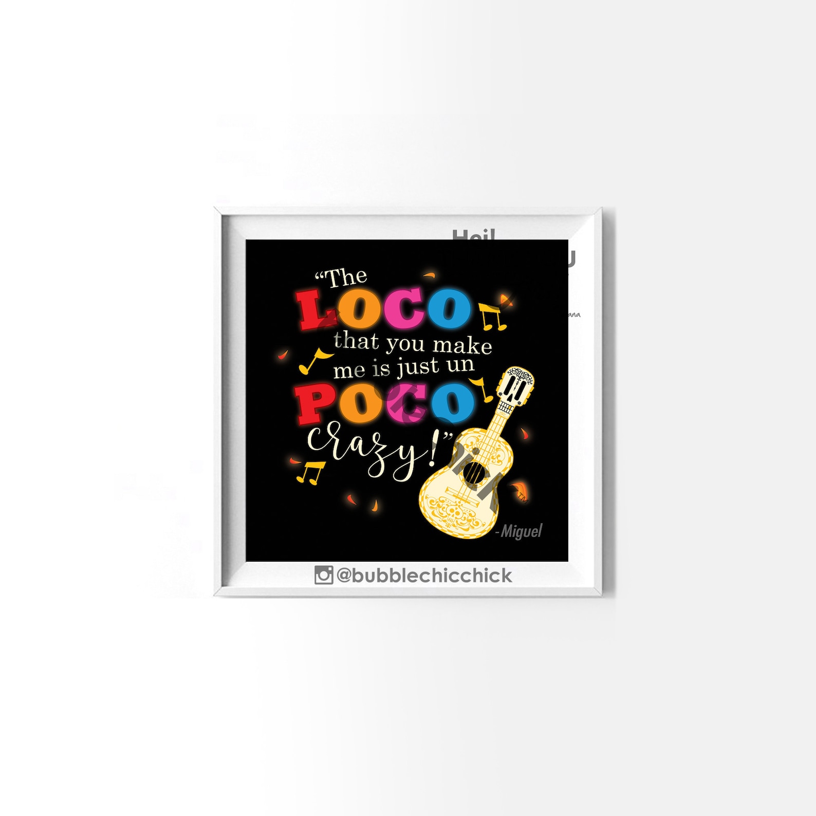 Coco Art Print Coco Lyric Art Print Funny Quote Art Print - Etsy