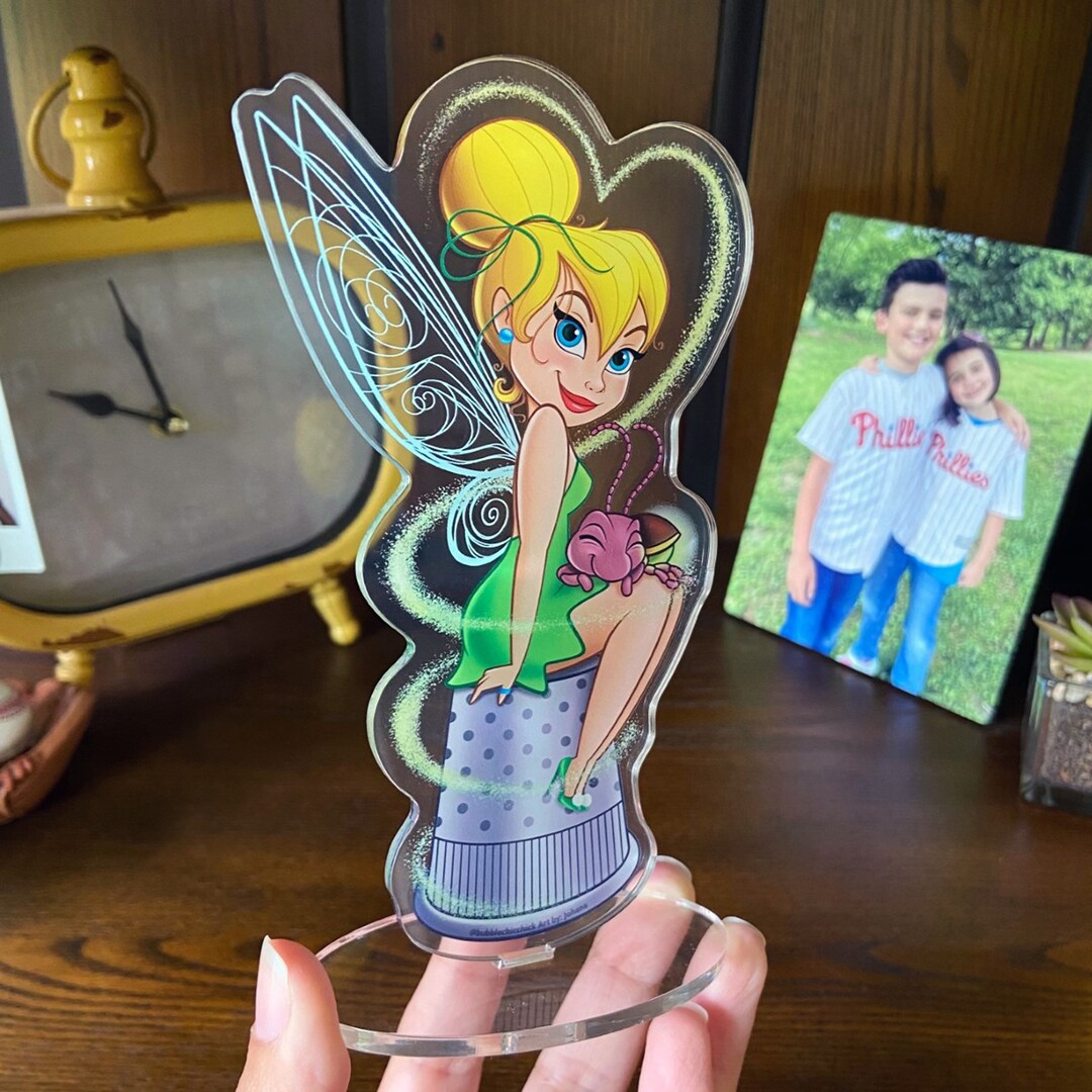 Tinkerbell Acrylic Art Print With Stand: Double-sided Design - Etsy