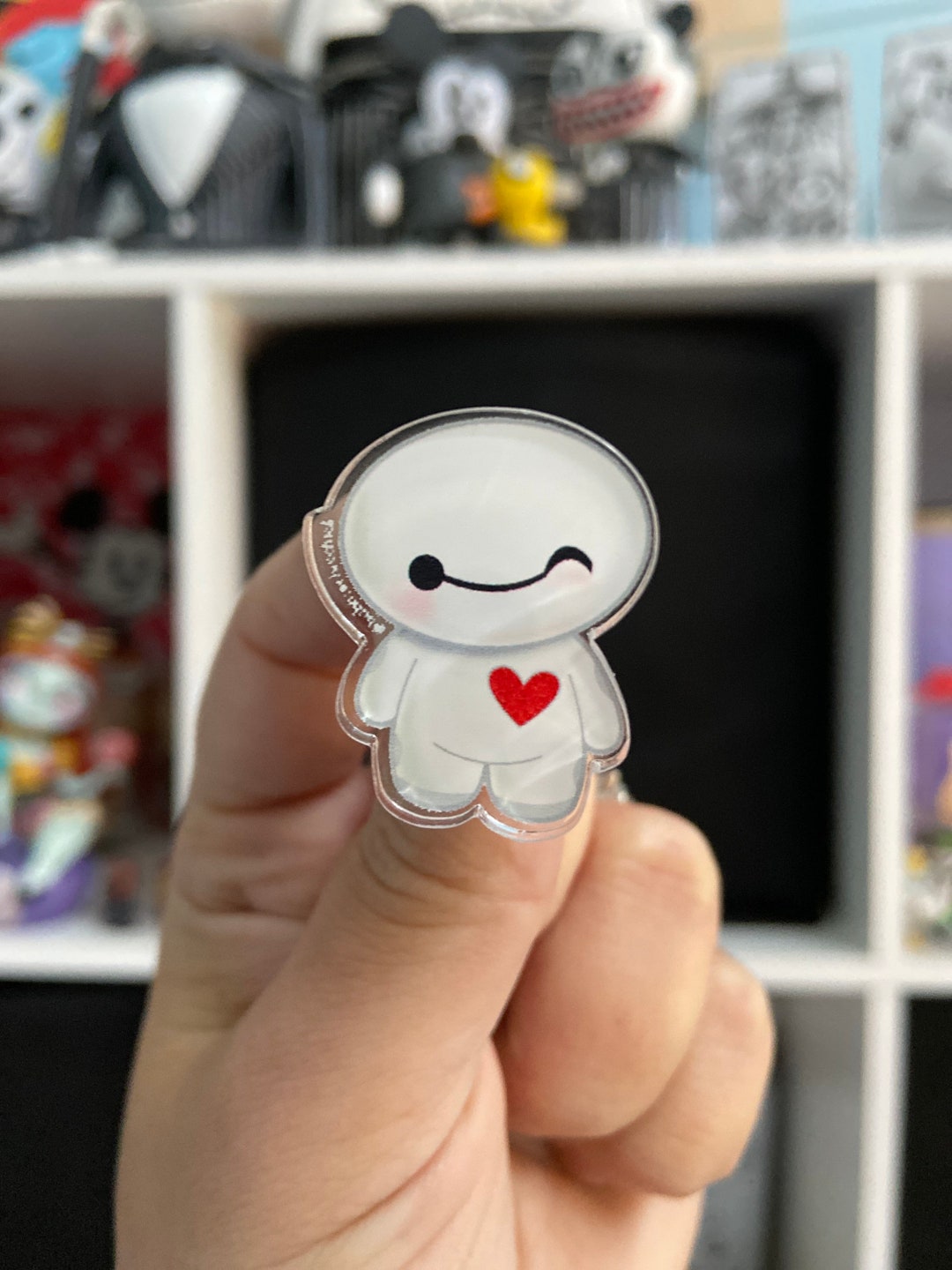 Baymax Acrylic Pin Baymax 1.25" - Etsy Singapore