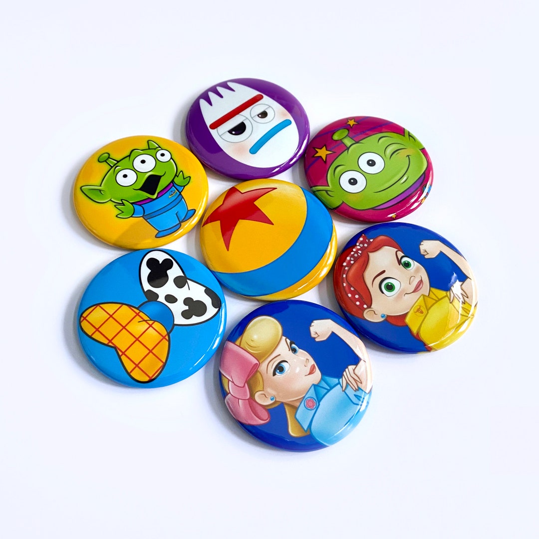 1.5” Toy Story Magnets Little Green Men Buttons Toy Story Buttons Toy ...