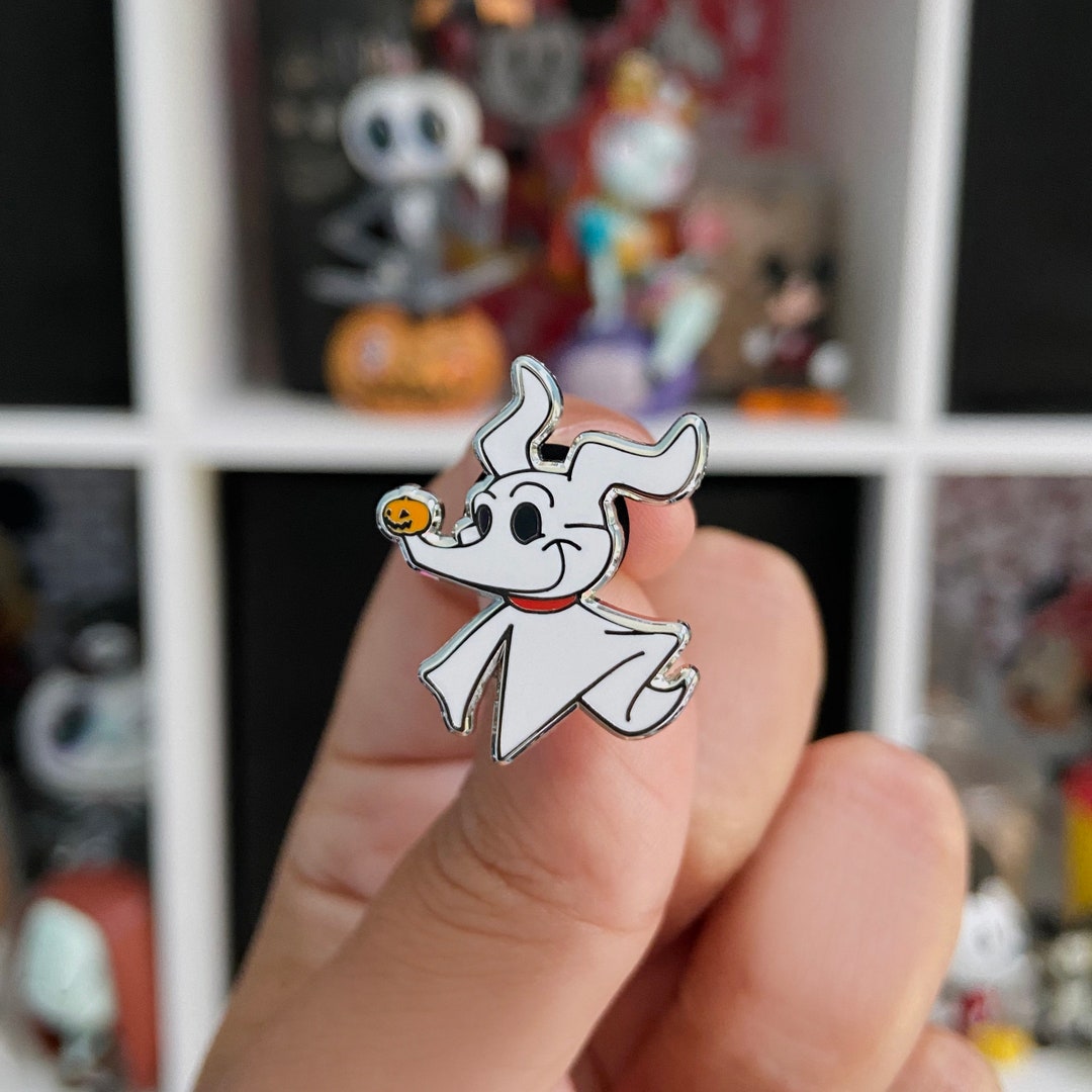 Zero Hard Enamel Pin Dog Pin Ghost Dog Pin - Etsy