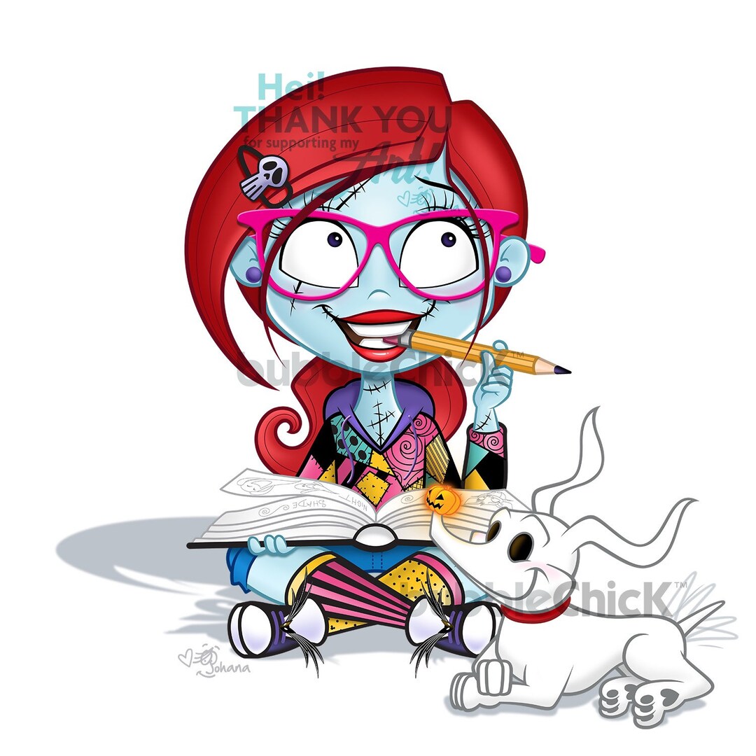 Sally Art Print: Nightmare Before Christmas, Geeky Nerd Art - Etsy