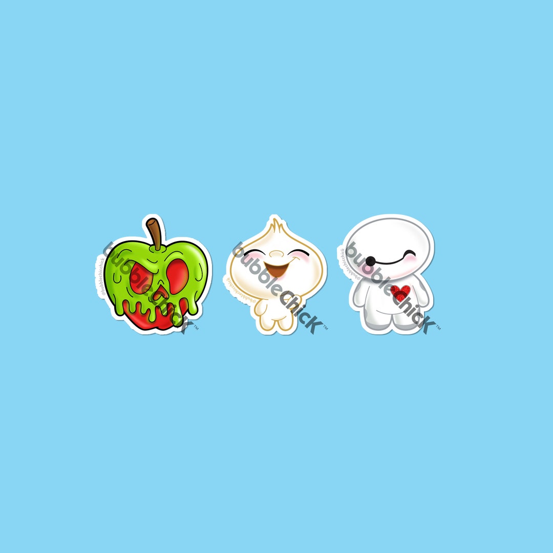 Evil Apple Sticker | Poison Apple Sticker | Bao Sticker | Baymax ...