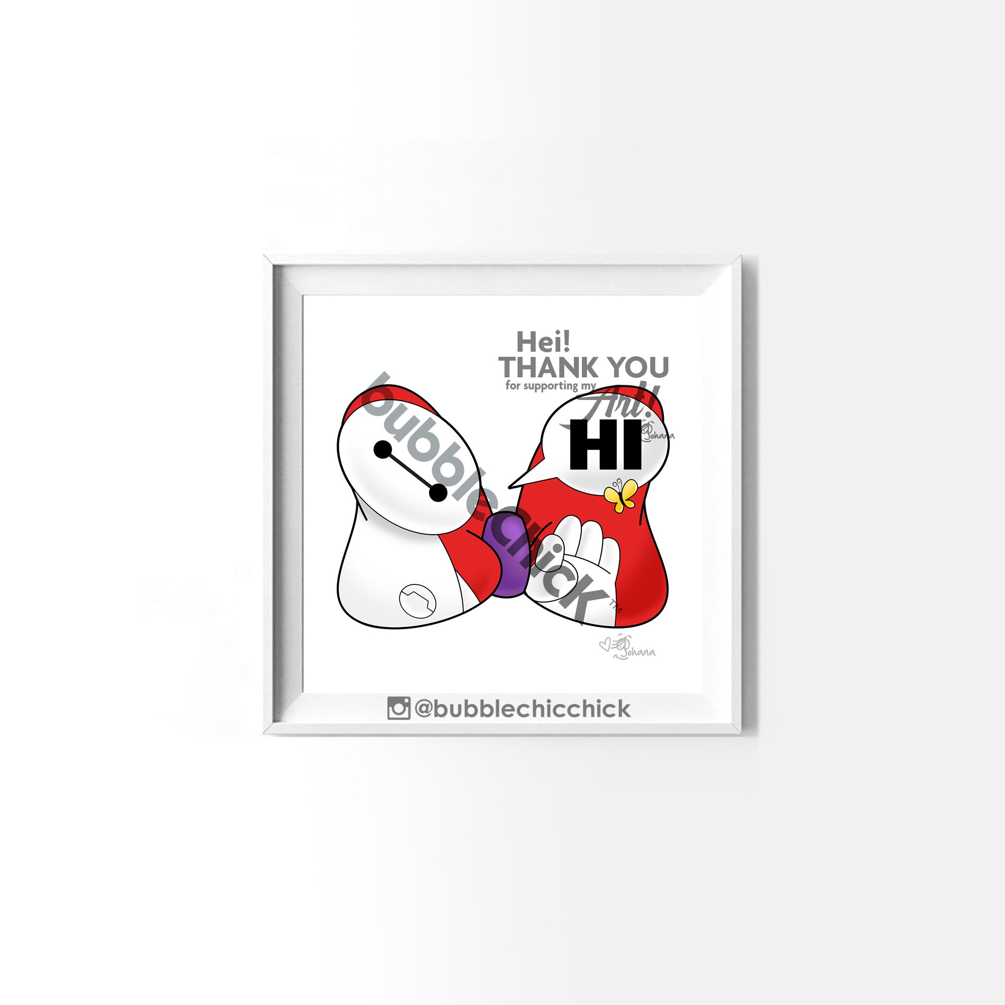 Baymax Hi Print Baymax Print Big Hero Six Print I Am Baymax - Etsy