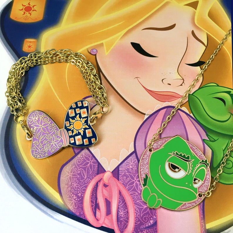 Rapunzel and Pascal Bracelet Tangled Charm Bracelet Best Day - Etsy