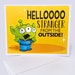 Greeting Card Aliens From Toy Story Print Aliens Oooooh Print Little ...
