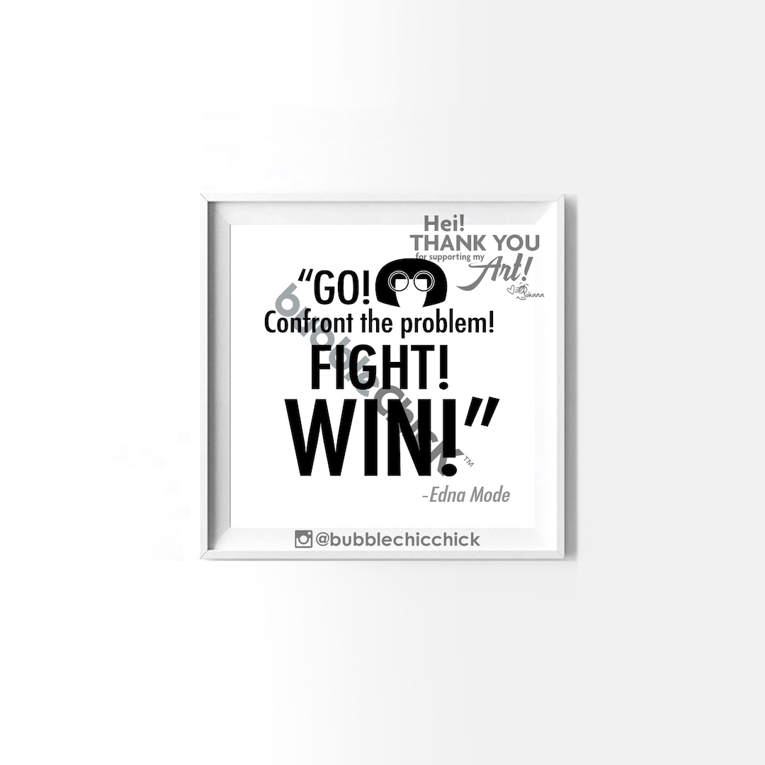 Edna Mode Quote Art Print: Inspirational Linen Card Stock - Etsy