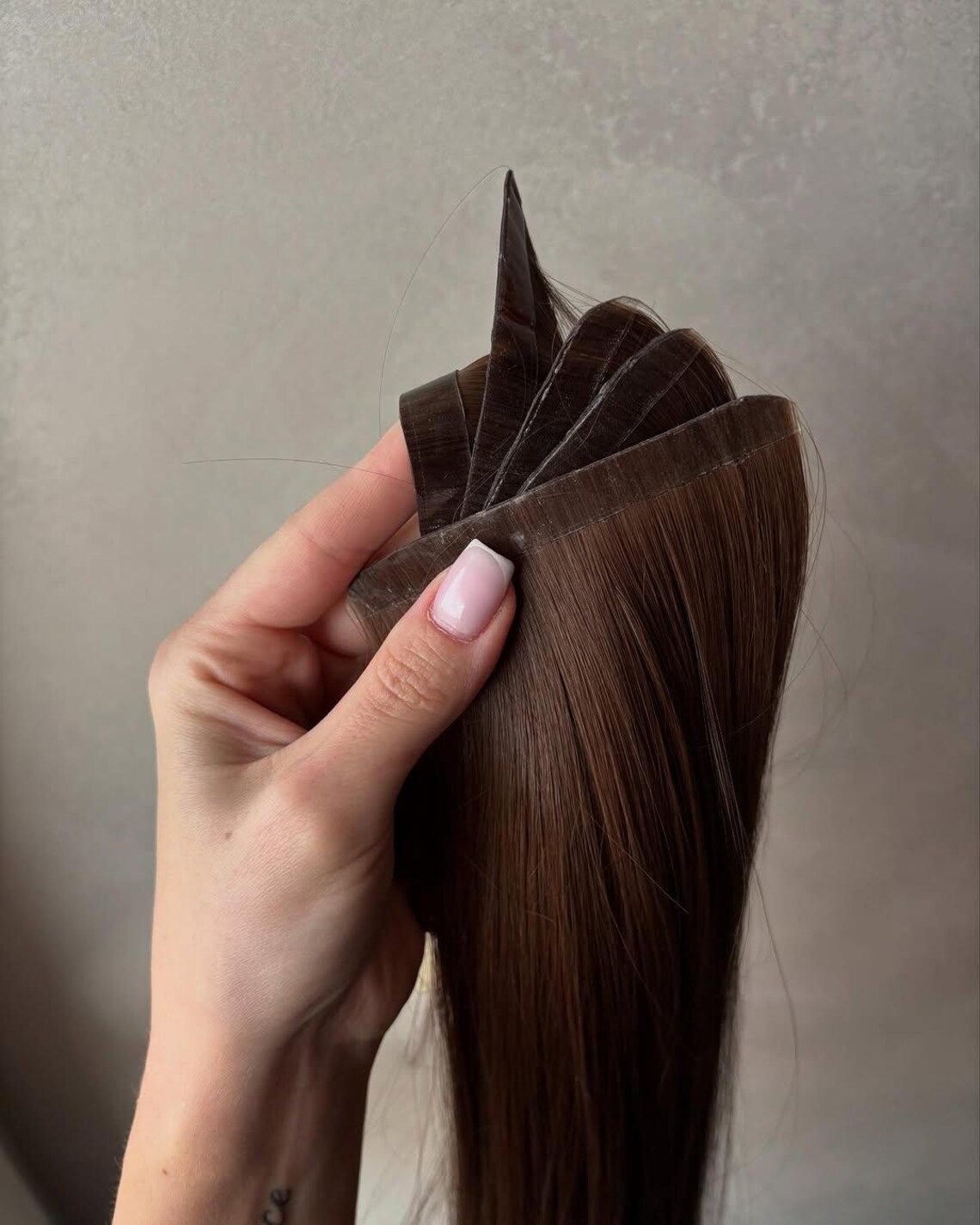 DIY Tape Hair Kit – Natural Slavic Hair – Pre-taped – Soft ...