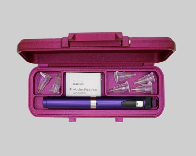 Single Injection Pen Travel Case (capacity: 1 Injectable Pen + Room for ...