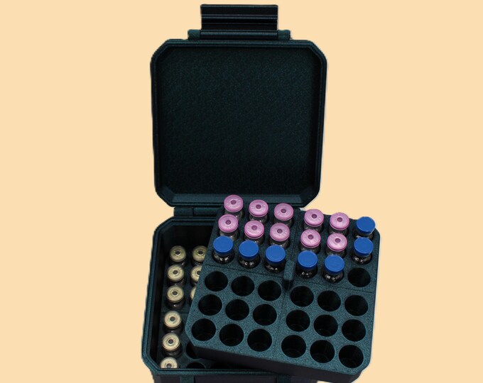 3ml 72 Vial Double Decker (two Levels) Storage Case (rugged 1 Latch ...
