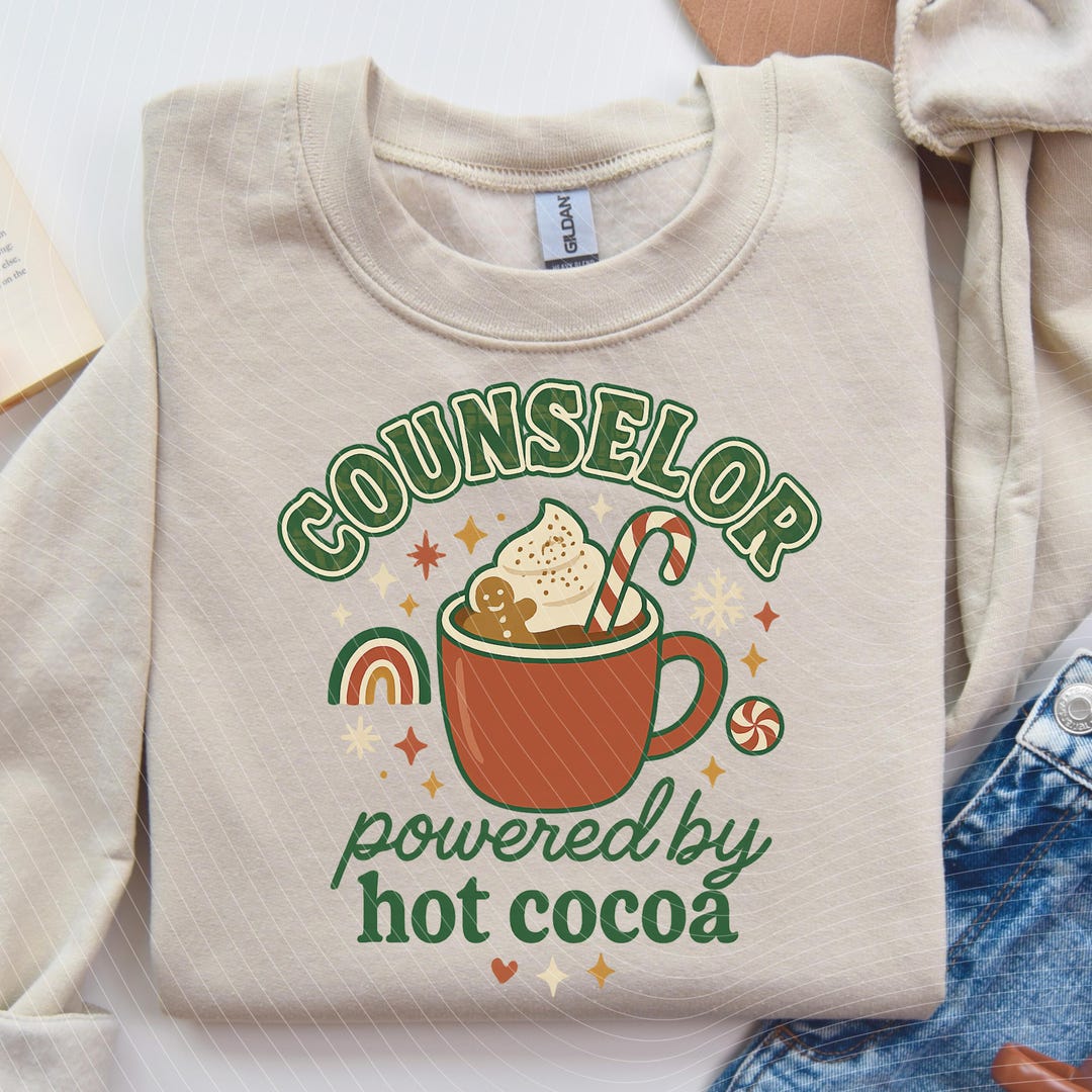 School Counselor Hot Cocoa PNG | Counselor Powered by Hot Cocoa | Cute ...