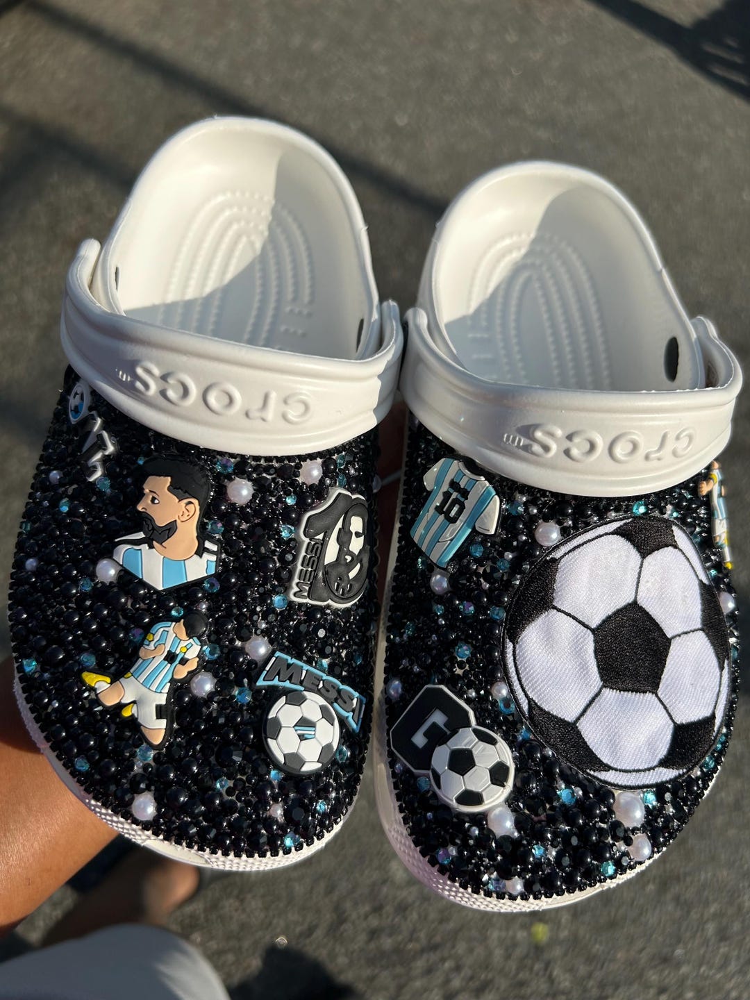 Lionel Messi Crocs - Etsy