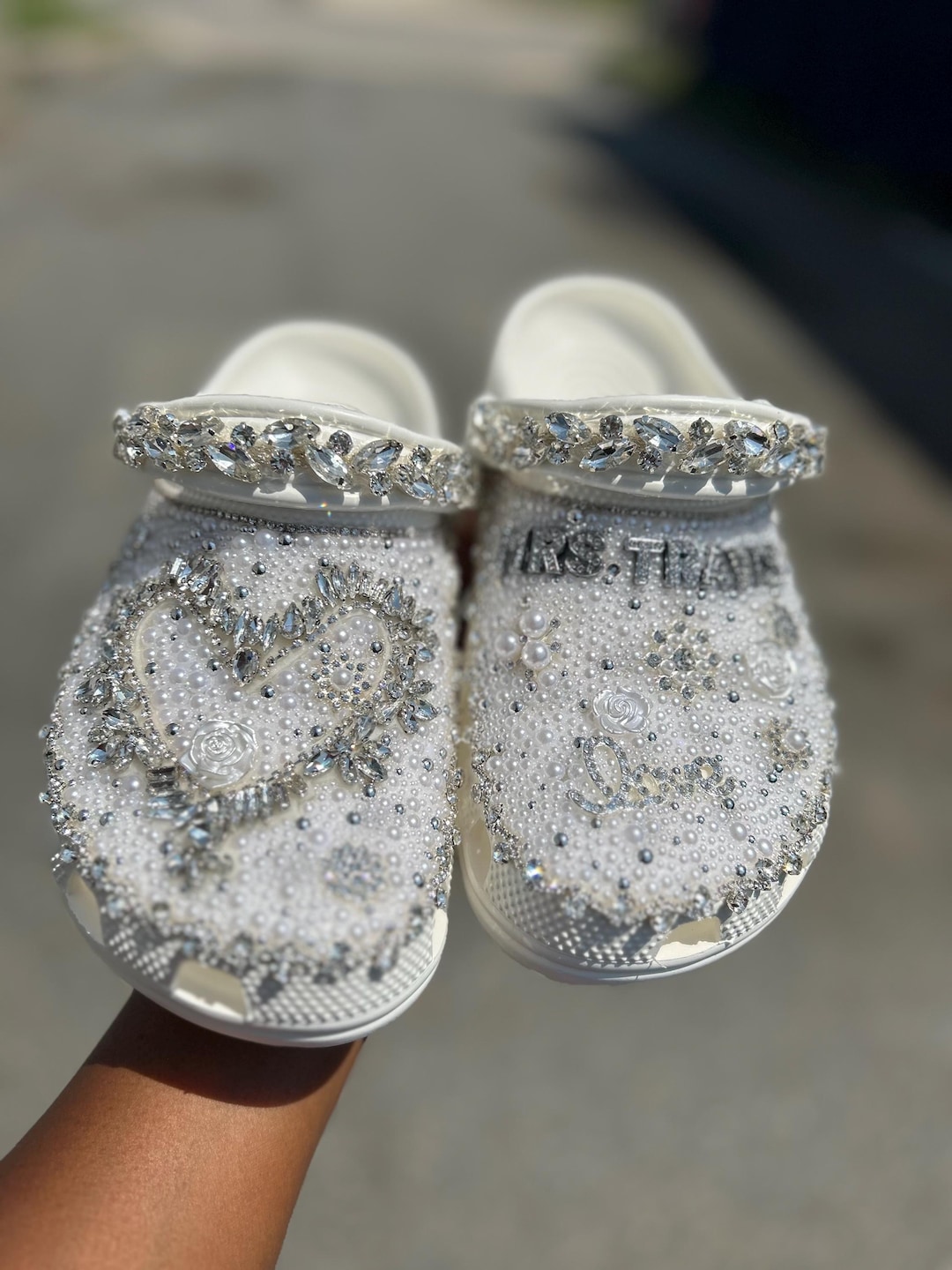 Bride Crocs - Etsy