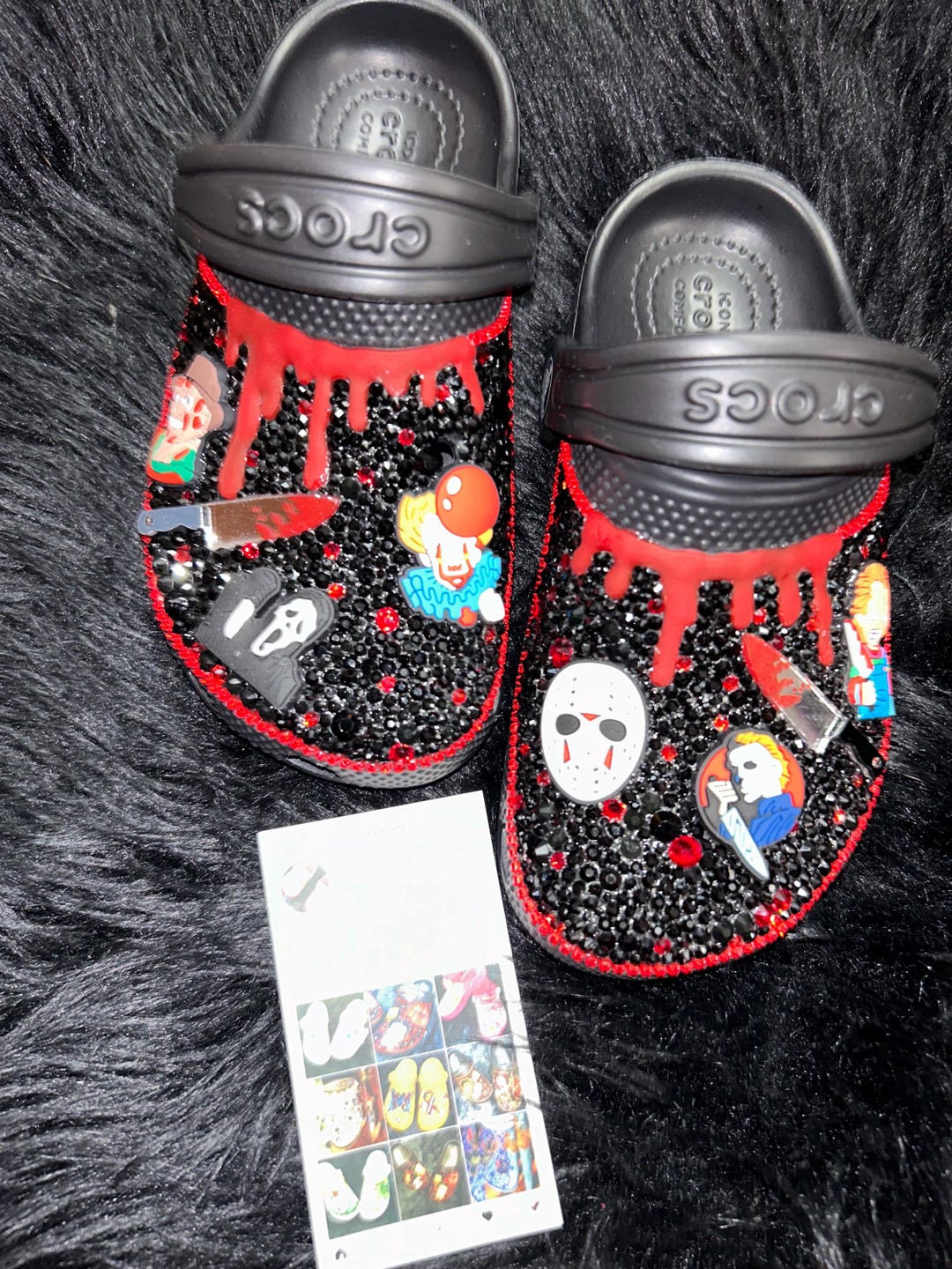 Custom Halloween Crocs: Horror Movie Theme - Etsy