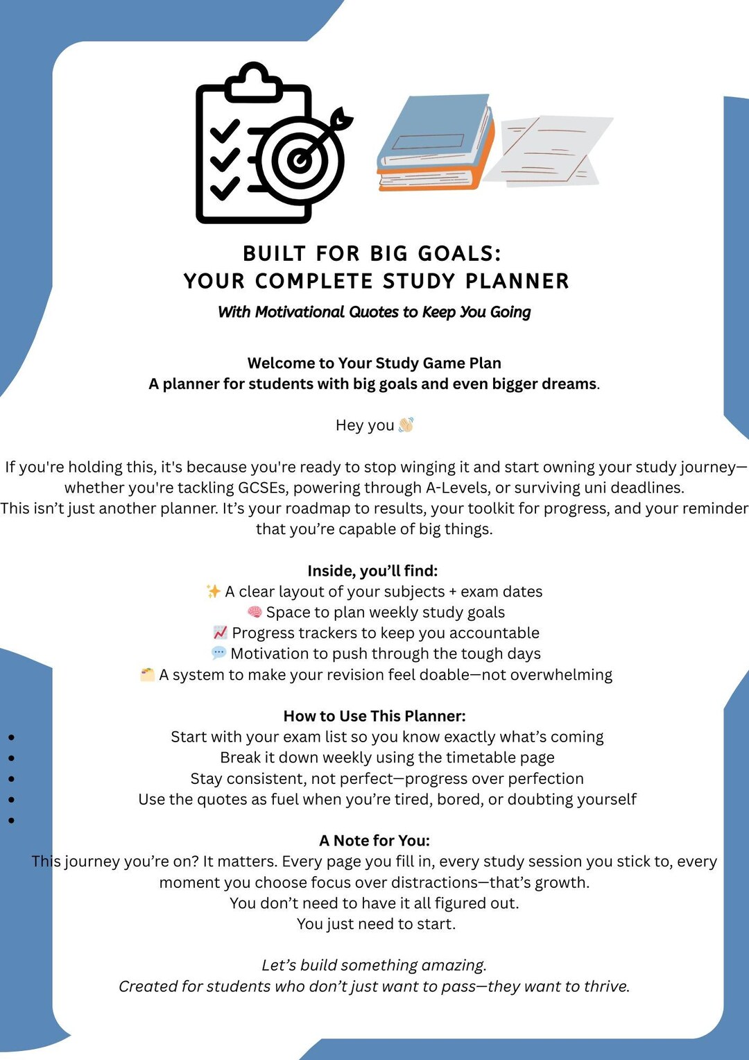 Complete Printable Study Planner for Students | Exam & Revision ...