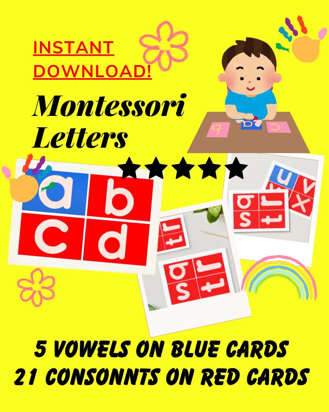 Printable Montessori-inspired Sandpaper Letters-lowercase Alphabet for ...