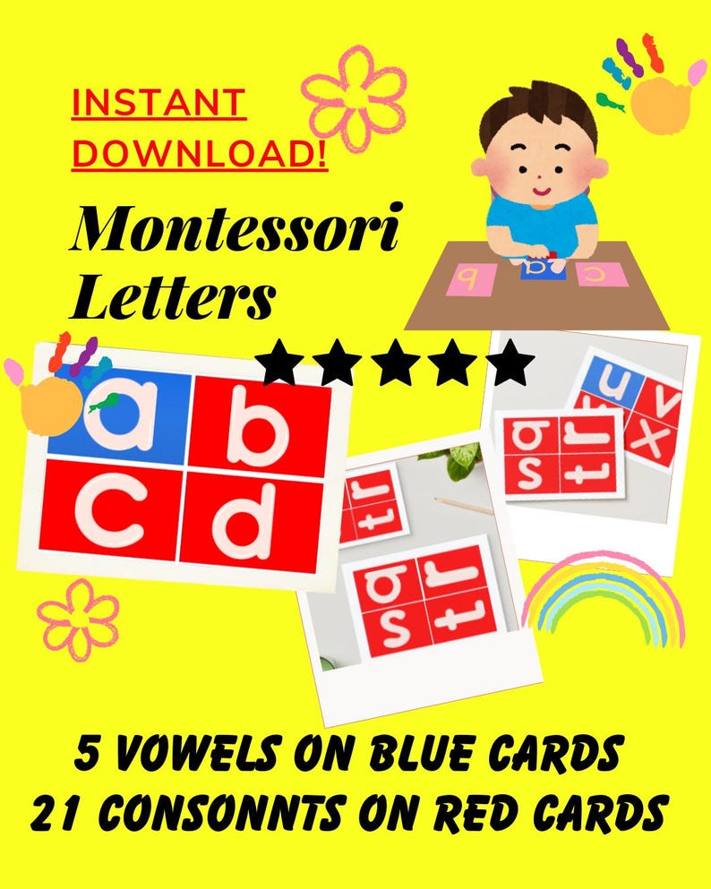 Printable Montessori-inspired Sandpaper Letters-lowercase Alphabet for ...