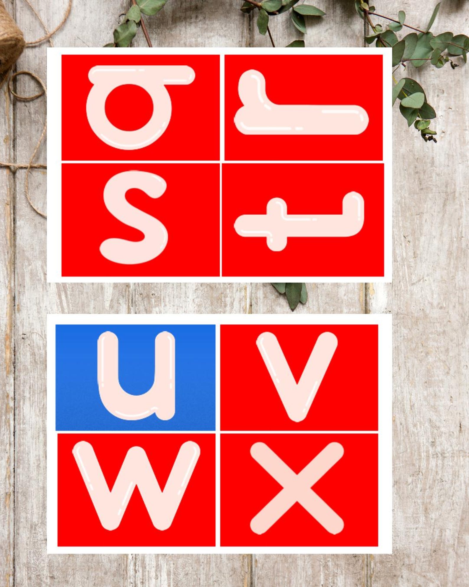 Printable Montessori-inspired Sandpaper Letters-lowercase Alphabet for ...