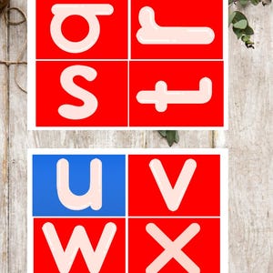 Printable Montessori-inspired Sandpaper Letters-lowercase Alphabet for ...