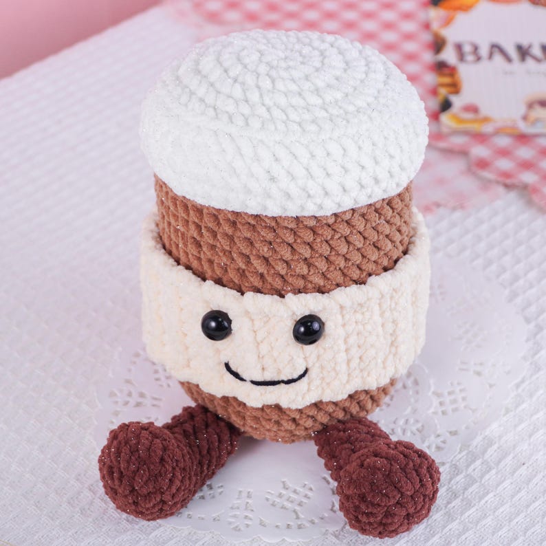 Coffee Cup Crochet Pattern, Amigurumi Drink Pattern, Kawaii Plushie Cup ...