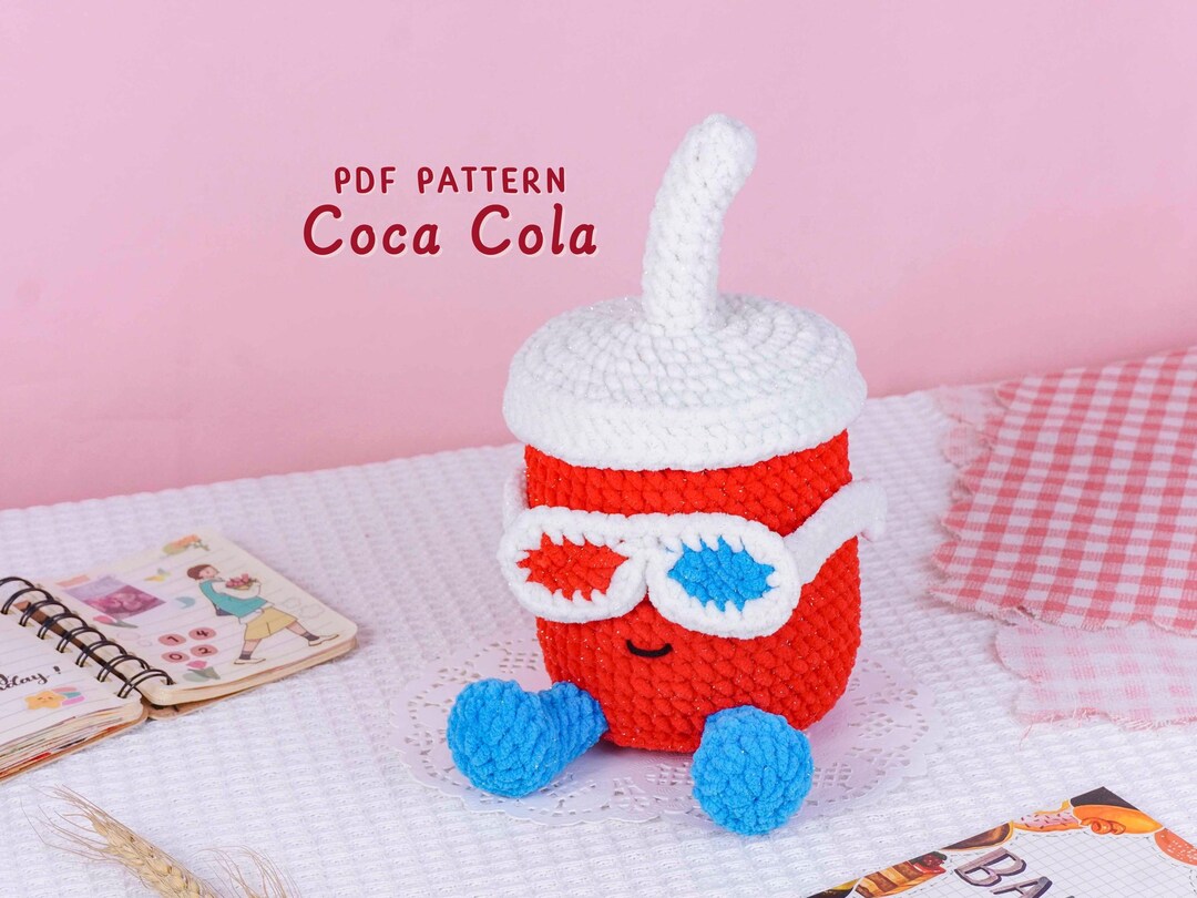 Cola Cola Crochet Pattern, Amigurumi Drink Pattern, Amigurumi Drink PDF ...