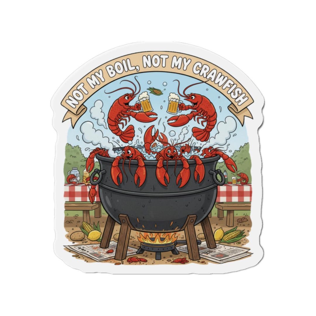 Crawfish Boil Die-cut Magnet | Funny Summer Illustration - Etsy