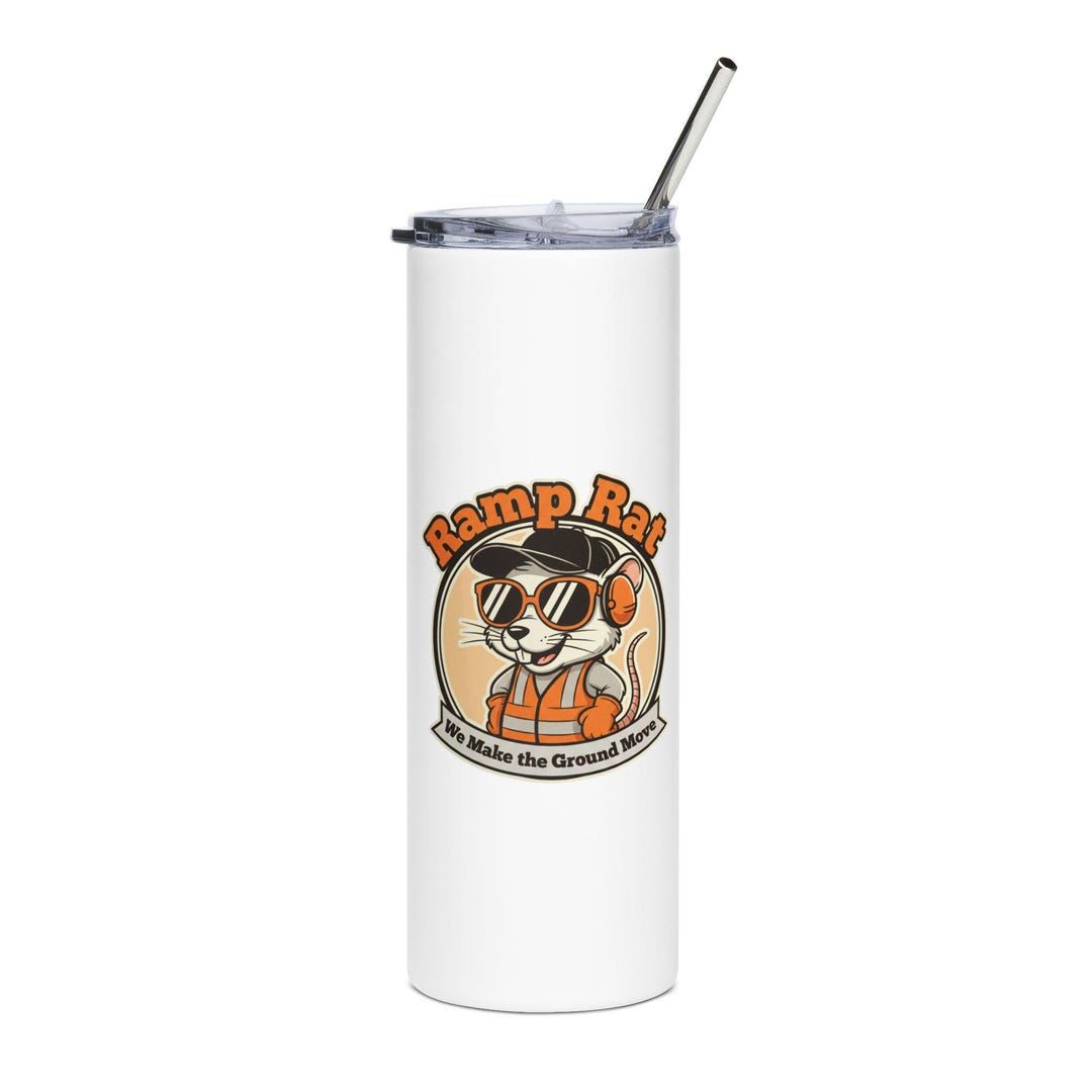 Ramp Rat Logo Ramp Rat Mascot We Make the Ground Move Tumbler - Etsy