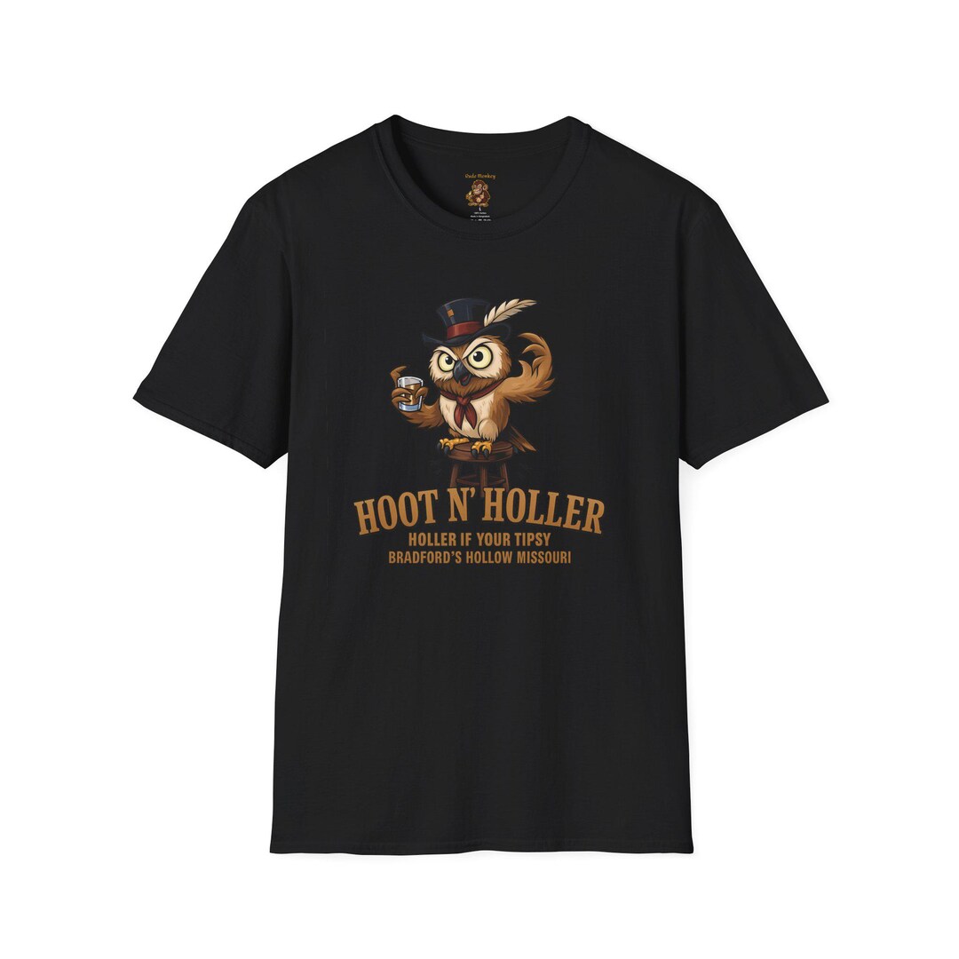 Oliver the Owl Shirt - Hoot N' Holler Dive Bar Lore Tee - Etsy