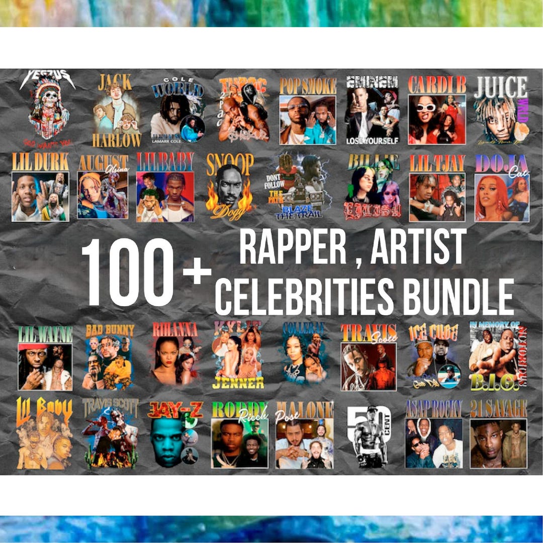 100+ T-shirt Designs Bundle , Hip Hop Design Bundle , Rock Design ...