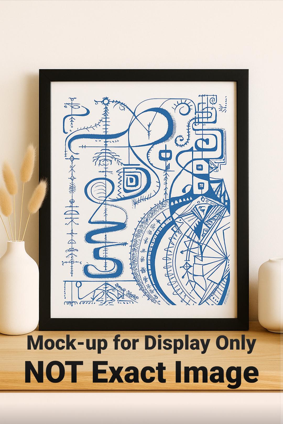 2025 – Hand-drawn Frequency Map (digital Download – 8x10 PDF) - Etsy