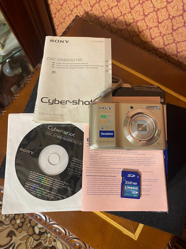 Sony Cyber-shot DSC-S2000 Digital Camera - Etsy