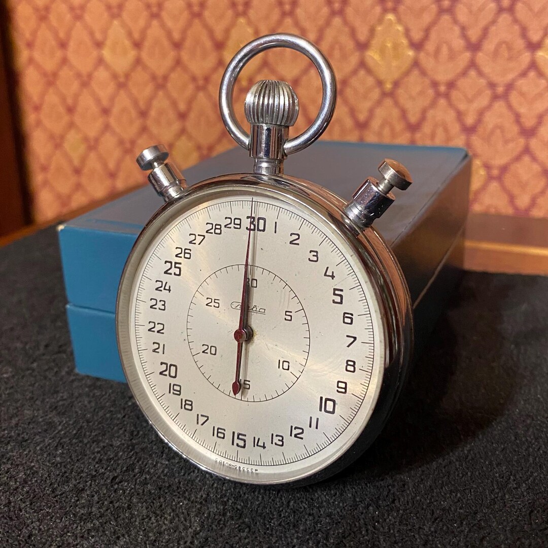 Sports Chronometer USSR, Vintage Mechanical Stopwatch "slava" - Etsy