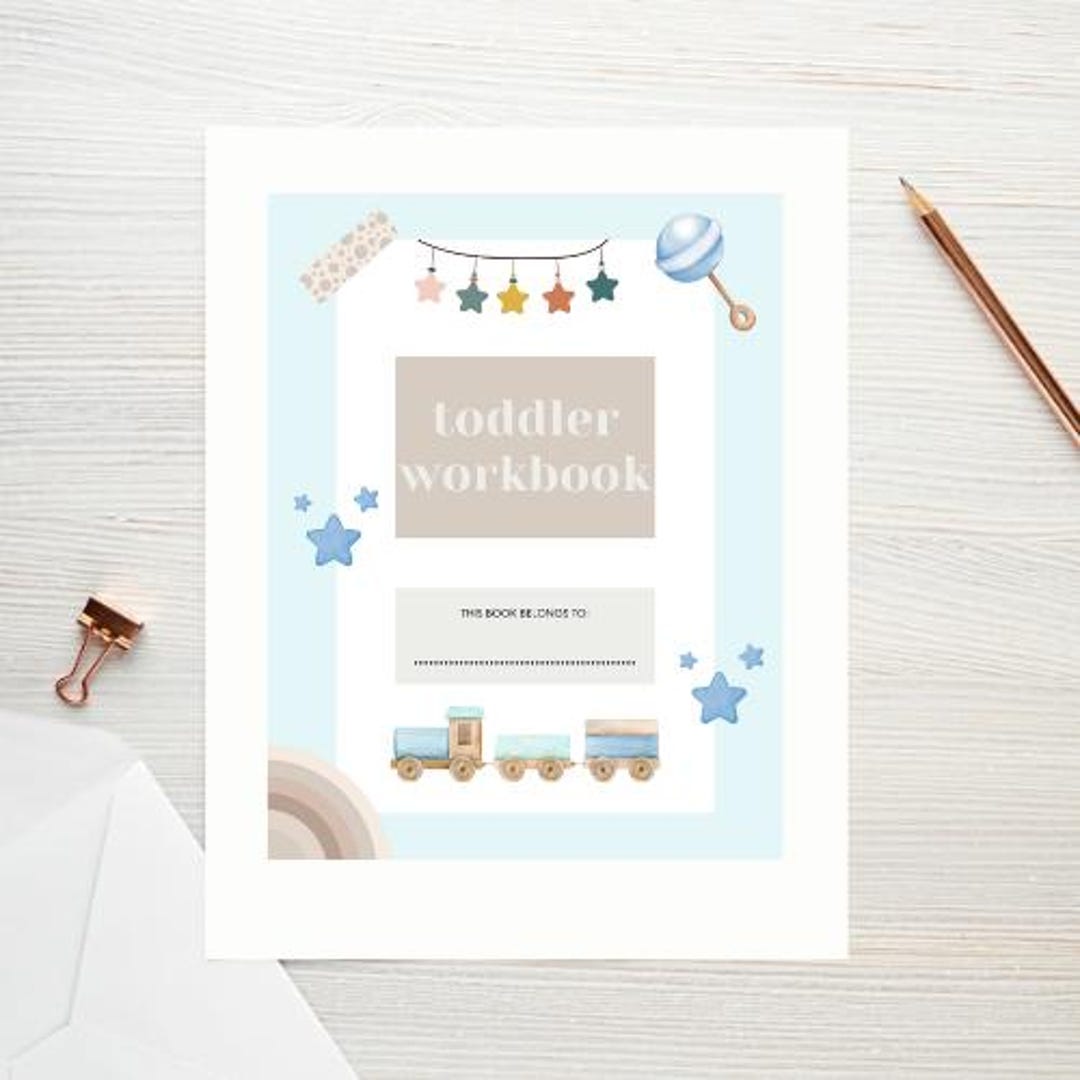 Toddler Workbook Printable | Preschool Learning Activities | ABC 123 ...